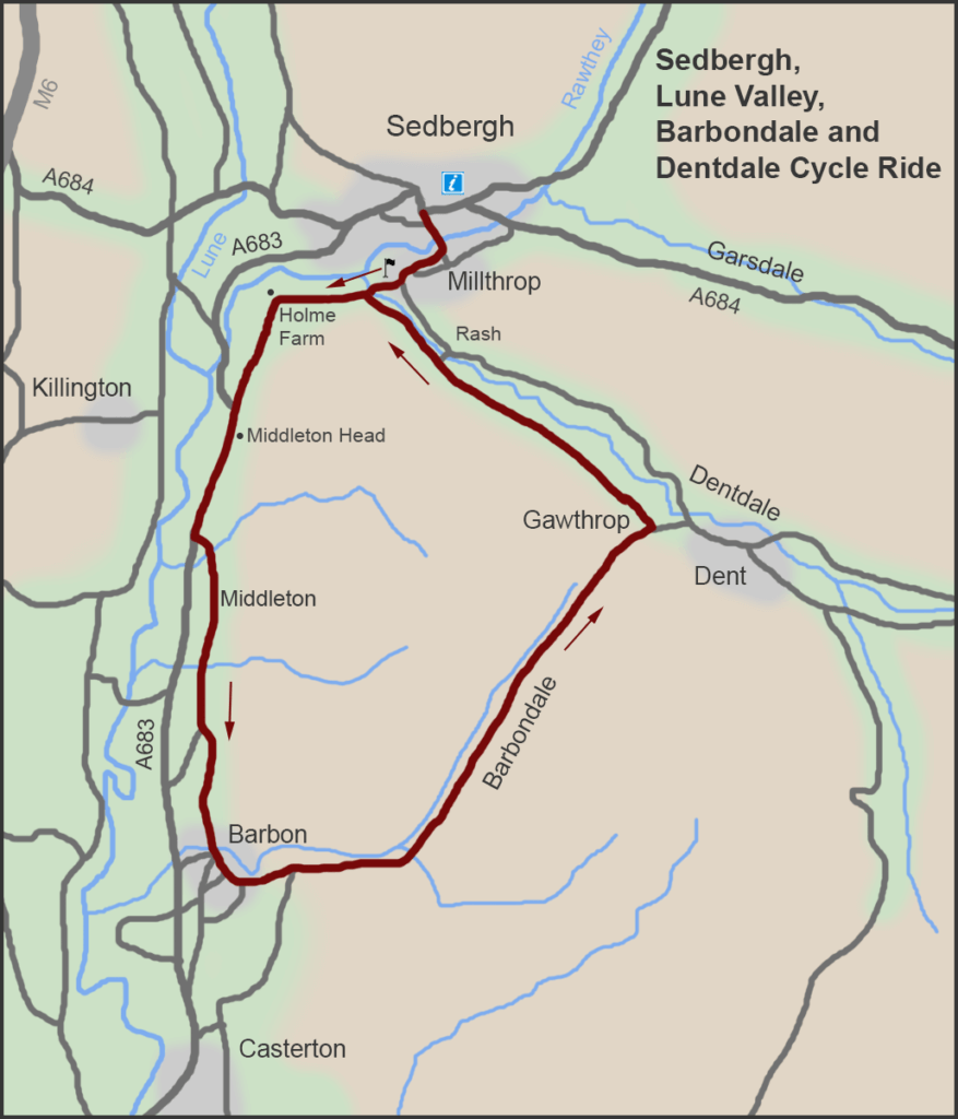 Lune Valley, Barbondale and Dentdale Cycle Ride - Visit Sedbergh
